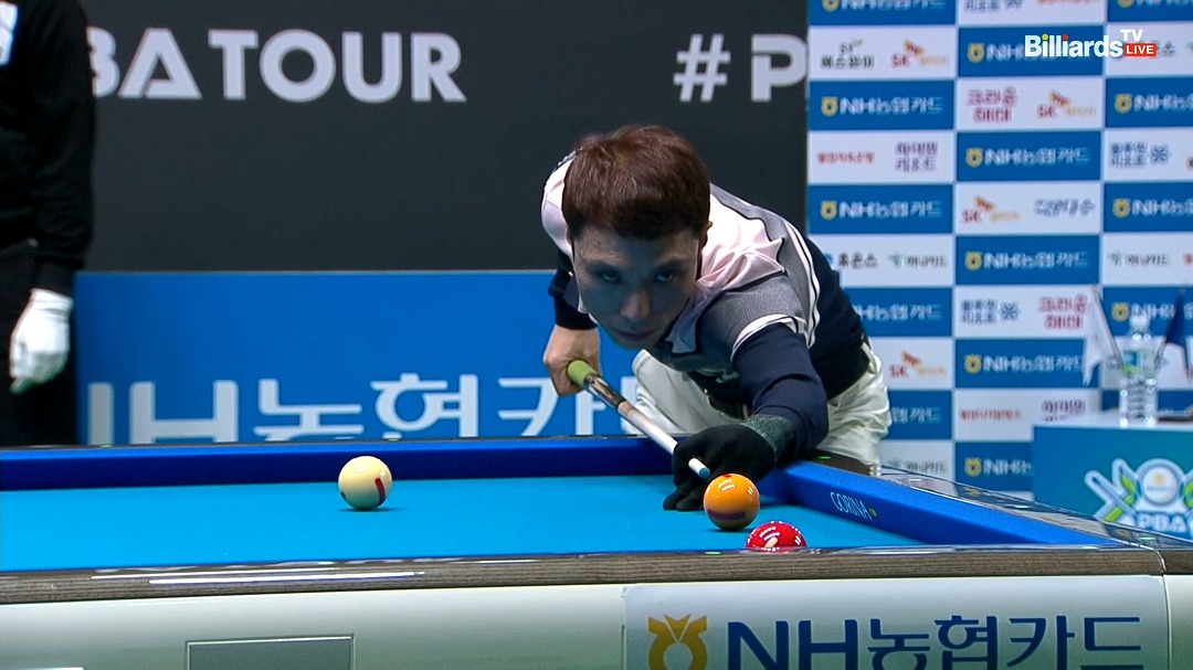 다음스포츠 | 안정적인 공의 움직임!!4연속득점하는 최원준[NH농협카드 PBA 챔피언십 23-24]