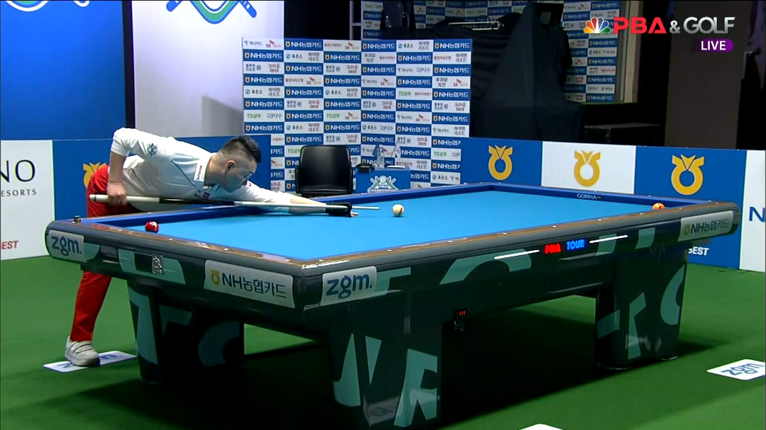 다음스포츠 | 강인수 vs 서현민 128강 2세트 HL[NH농협카드 PBA 챔피언십 22-23]