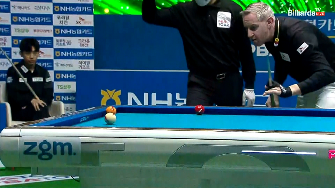 정확한 뱅크샷으로 5점 하이런 만들어내는 레펜스[NH농협카드 PBA 챔피언십 22-23] | 다음스포츠