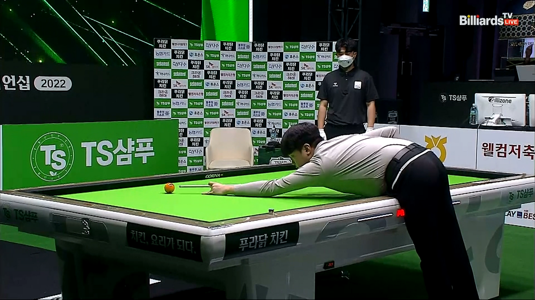 마르티네스 VS 김대훈 128강 2세트 HL[TS샴푸·푸라닭 PBA 챔피언십 2022] | 다음스포츠