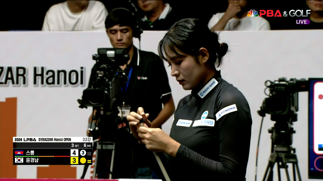 다음스포츠 | 적절한 속도배합으로 연속 3득점하는 스롱[2024 LPBA SYBAZZAR Hanoi OPEN]