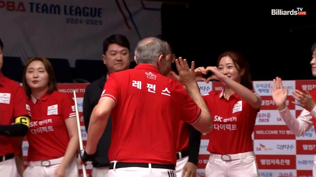 다음스포츠 | 연패탈출!!크라운해태를 잡고 승점 3점을 챙기는 SK렌터카[웰컴저축은행 PBA 팀리그 3R]