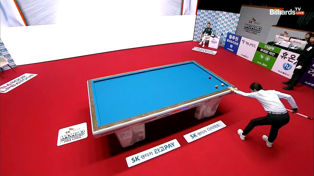 난구들을 연속으로 해결하며 3득점하는 히다[SK렌터카 LPBA 월드챔피언십 2023] | 다음스포츠