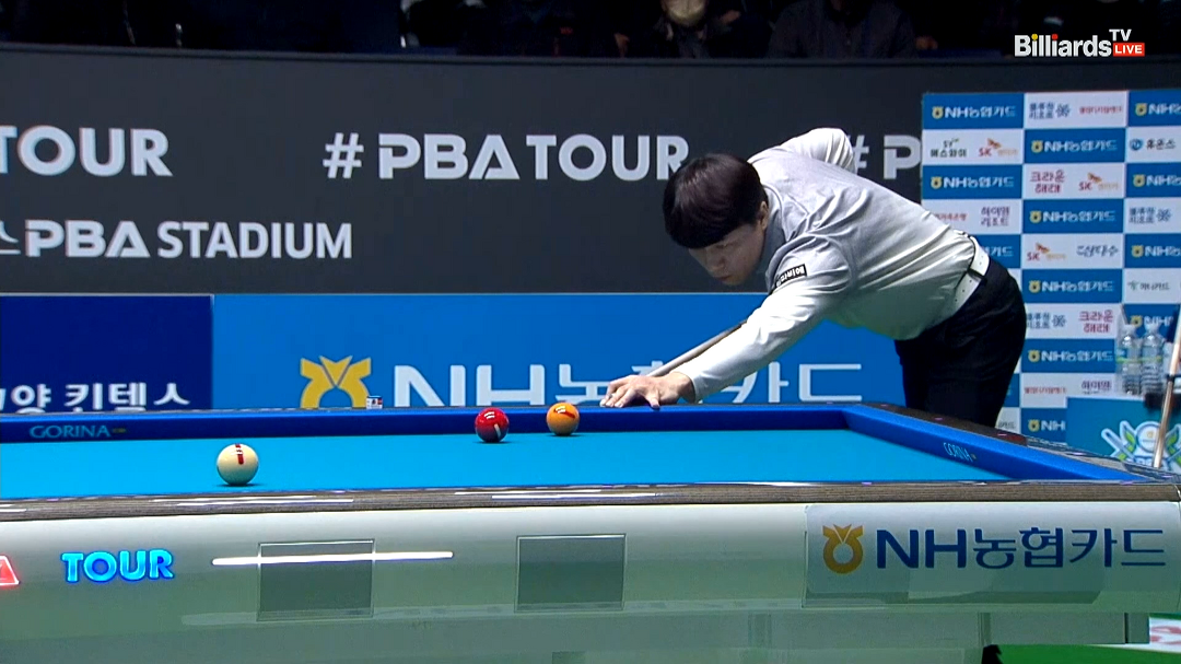 다음스포츠 | 완전히 살아난 최성원!! 5세트도 승기를 잡는 7점 하이런![NH농협카드 PBA 챔피언십 23-24]