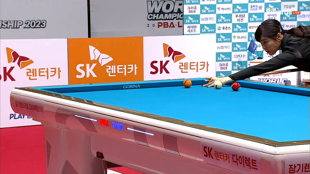 다음스포츠 | 1이닝부터 4연속 득점하며 흐름을 타는 박지현[SK렌터카 LPBA 월드챔피언십 2023]