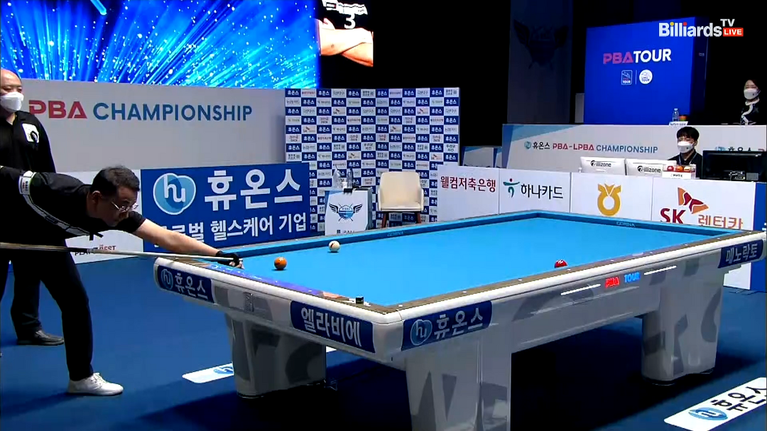 이영훈 vs 김영섭 준결승 7세트 HL[휴온스 PBA 챔피언십 2022] | 다음스포츠