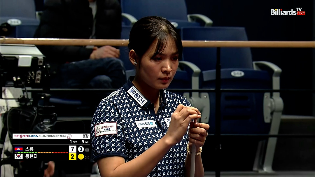 다음스포츠 | 타고난 파워로 옆돌리기 대회전 성공하는 스롱[크라운해태 LPBA챔피언십 2024]