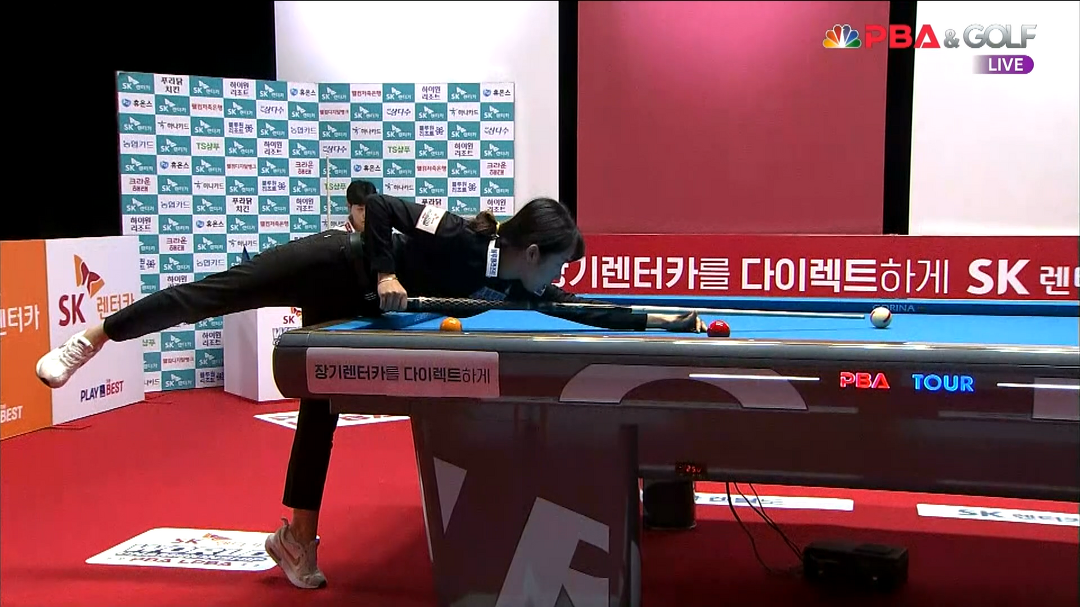 다음스포츠 | 김세연 vs 김민영 32강 1세트 HL[SK렌터카 LPBA 월드챔피언십 2023]