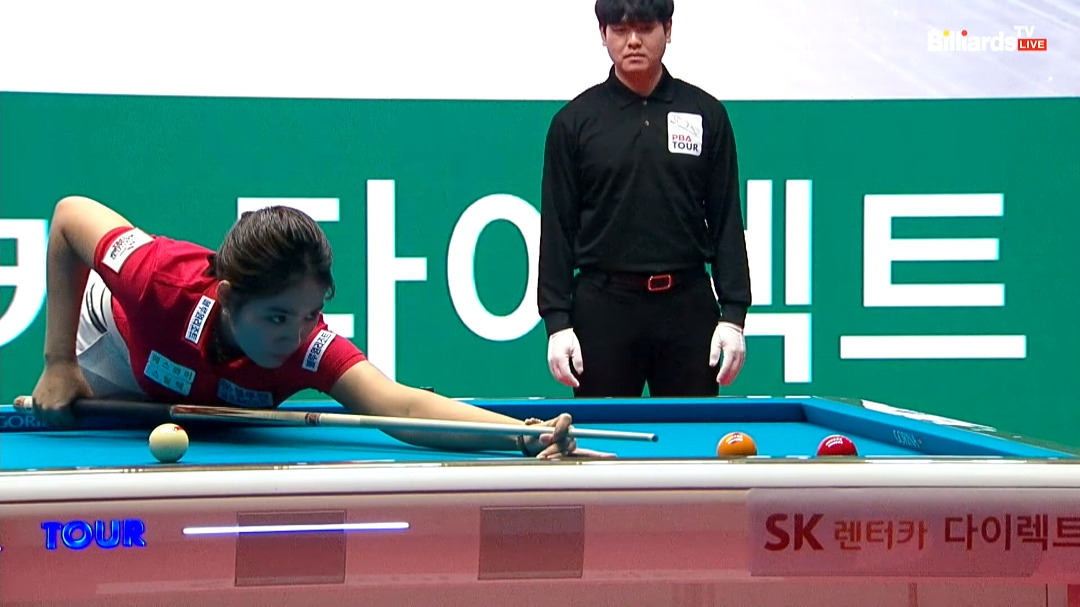 다음스포츠 | [결승] 김가영 vs 스롱 2세트 HL[SK렌터카 LPBA 월드챔피언십 2023]