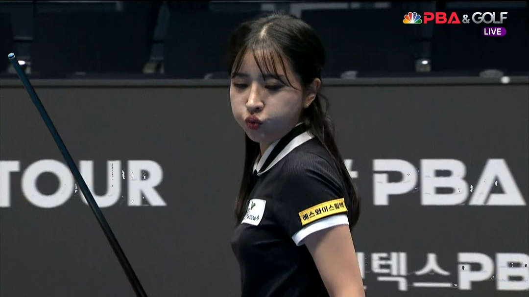 다음스포츠 | 기본기는 확실하게! 3연속 득점으로 9대9 동점 만드는 한슬기![에스와이 LPBA 챔피언십 23-24]