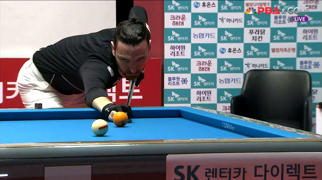 응고 vs 카시도코스타스 32강 1세트 HL[SK렌터카 PBA 월드챔피언십 2023] | 다음스포츠