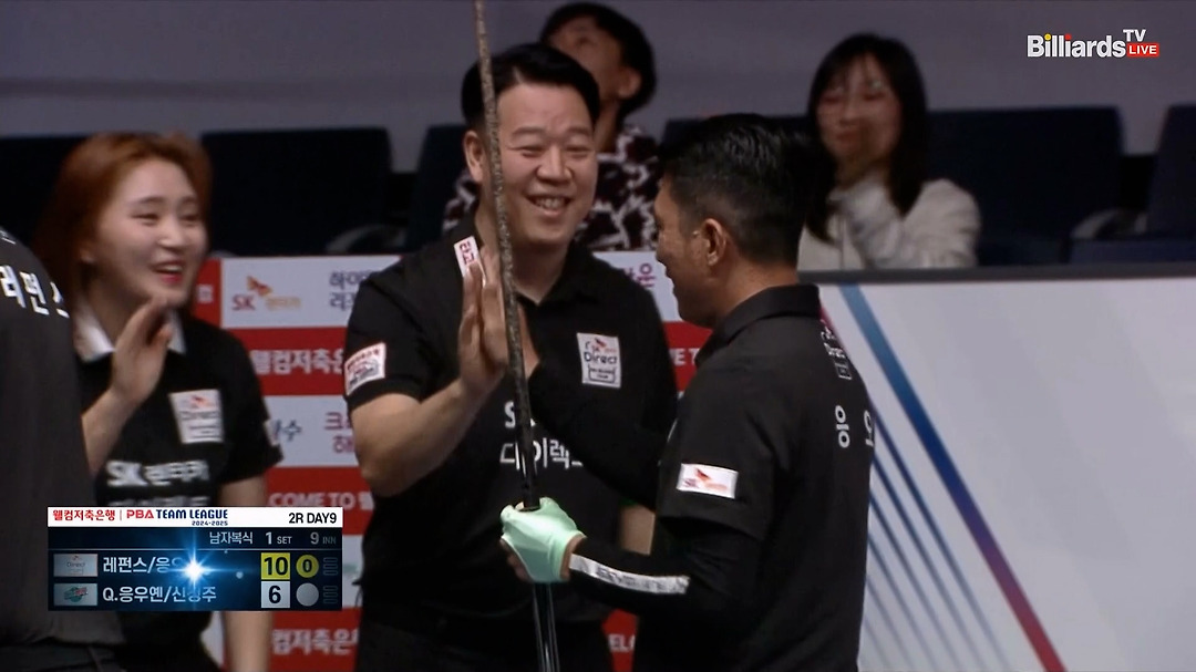 다음스포츠 | 1세트 승리!!2라운드 우승에 한발 내딛는 SK렌터카[웰컴저축은행 PBA 팀리그 2R]