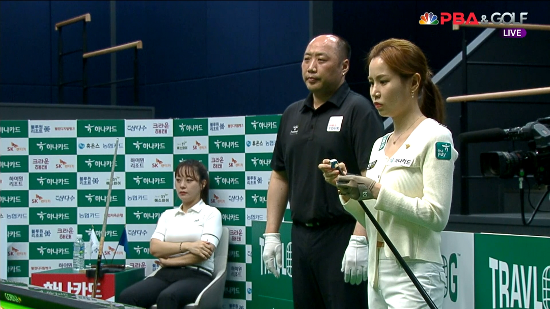 원뱅크샷 이후 6점 하이런으로 2세트를 마무리하는 김진아![하나카드 LPBA 챔피언십 23-24] | 다음스포츠
