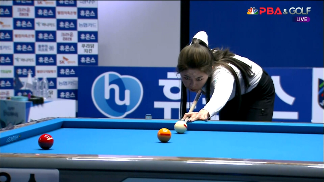 김가영 vs 히가시우치 준결승 2세트 HL[휴온스 LPBA 챔피언십 2022] | 다음스포츠