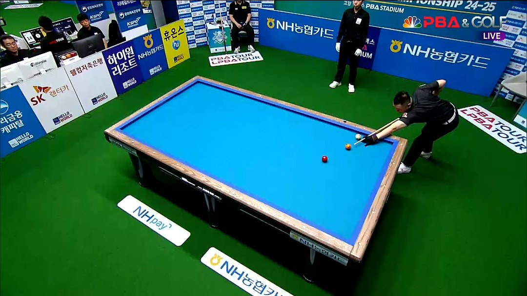 다음스포츠 | 상대에게 한 점도 허용하지 않고 4이닝 세트 마무리, 서현민[NH농협카드 PBA챔피언십 24-25]