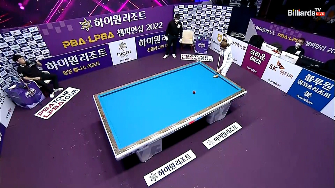 다음스포츠 | 김가영 vs 백민주 준결승 2세트 HL[하이원리조트 LPBA 챔피언십 2022]