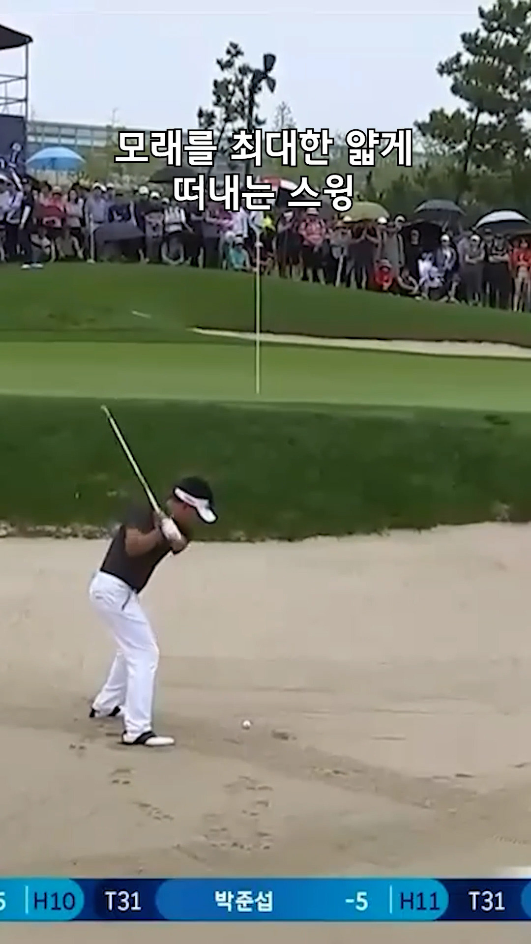 기술적인 벙커샷 #박상현 #KPGA - 오늘의 숏 beta