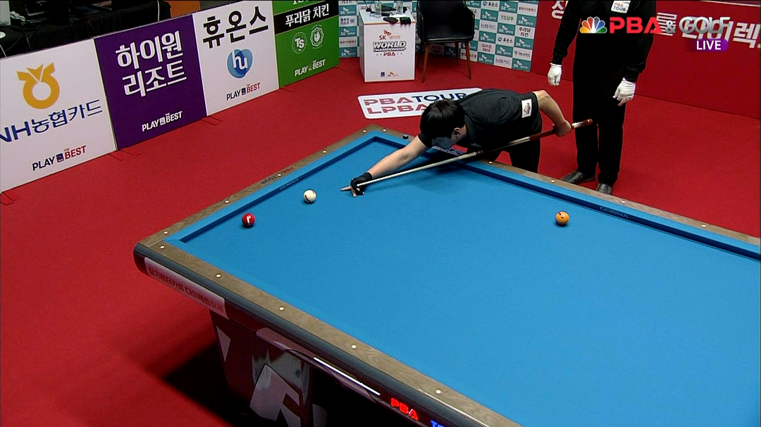 살아있는 이영훈의 집중력! 준결승이 보이는 8점 하이런![SK렌터카 PBA 월드챔피언십 2023] | 다음스포츠