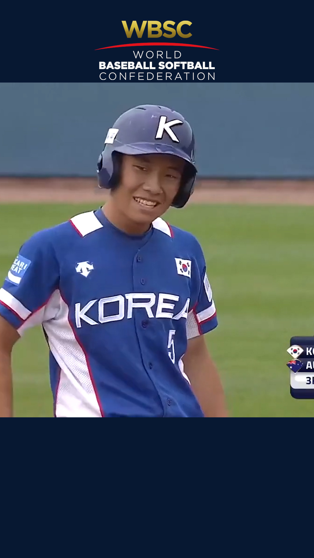 고등학생 김지찬! 발야구로 만들어낸 득점 #WBSC #세계야구소프트볼연맹 #U18야구월드컵 #김지찬 - 다음 루프
