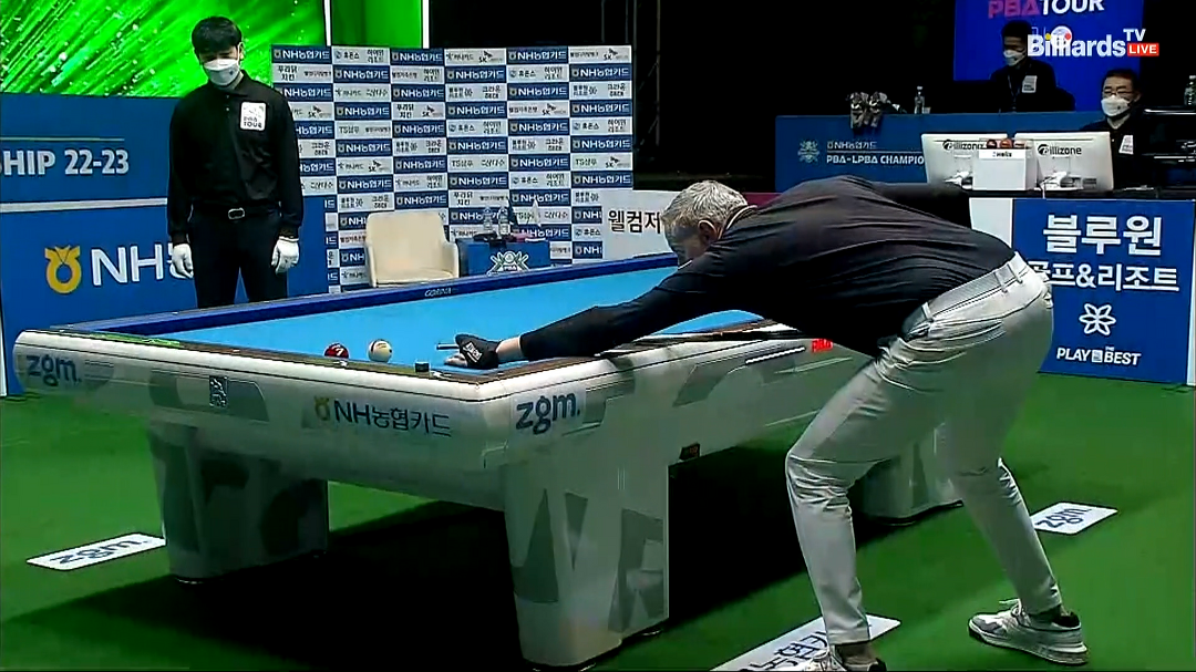 다음스포츠 | 임성균 vs 레펜스 8강 3세트 HL[NH농협카드 PBA 챔피언십 22-23]