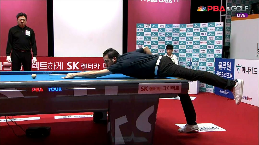 사파타 vs 임성균 32강 3세트 HL[SK렌터카 PBA 월드챔피언십 2023] | 다음스포츠