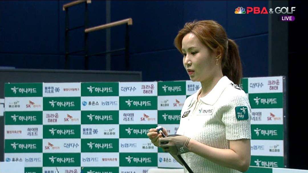 다음스포츠 | 2세트도 2연속 뱅크샷 득점 성공하면서 분위기 반전을 노리는 김진아![하나카드 LPBA 챔피언십 23-24]
