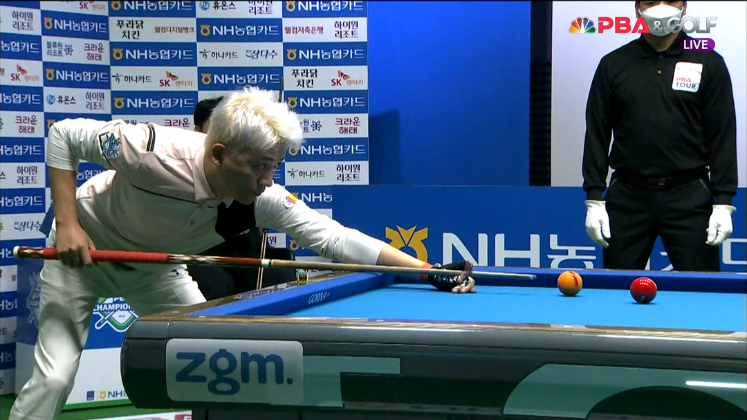 오태준 vs 권혁민 128강 2세트 HL[NH농협카드 PBA 챔피언십 22-23] | 다음스포츠