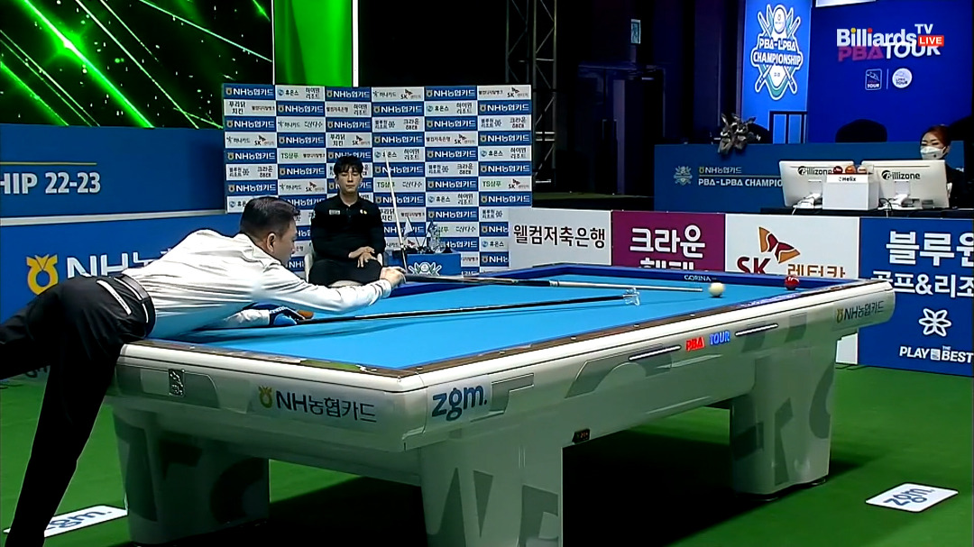 마민캄 vs 이선웅 64강 2세트 HL[NH농협카드 PBA 챔피언십 22-23] | 다음스포츠